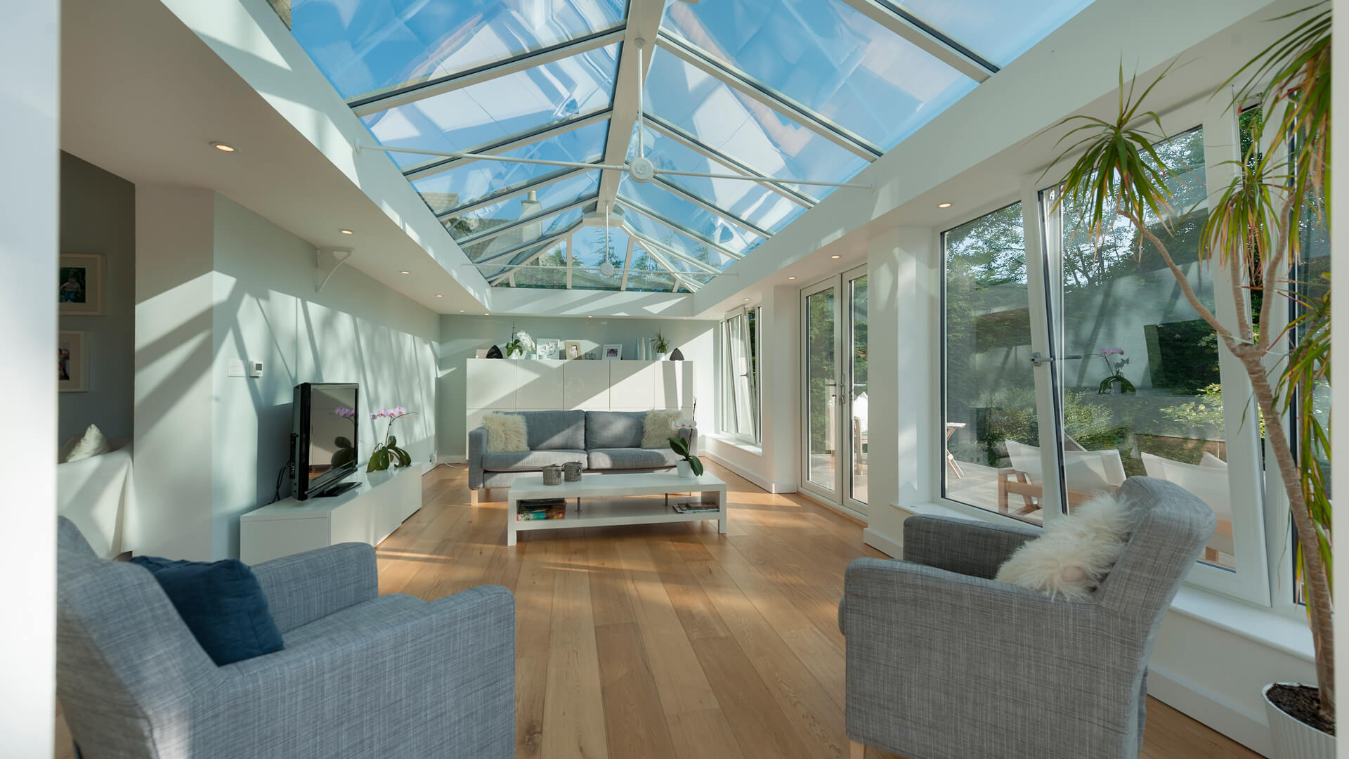 Large Loggia Conservatory With 2 Sets of French Doors by Eden