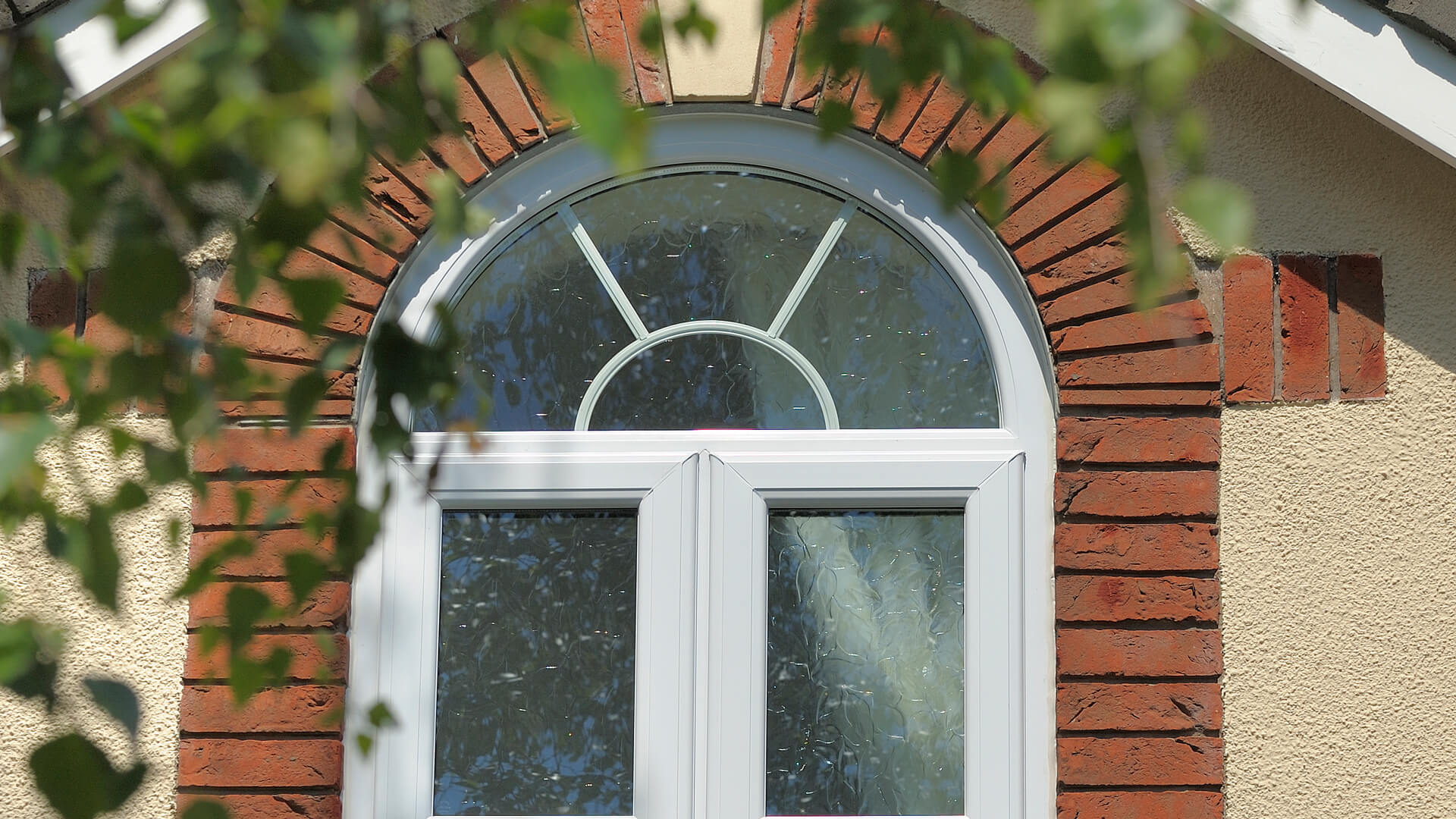 White UPVC Windows on Modern Detached Property by Eden